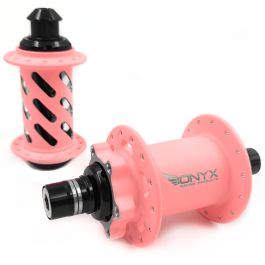 Onyx Pro 20mm Front/10mm Rear Disc Hub Set - LTD Electrfied Pink ...